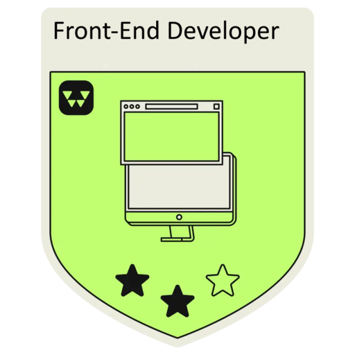 Front End Developer Certification Credly