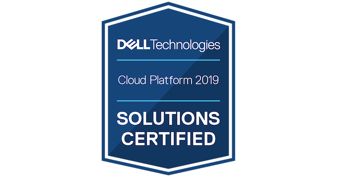 Dell Technologies Cloud Platform 2019 - Credly