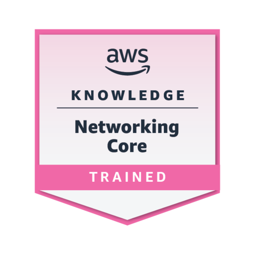 AWS Knowledge: Networking Core - Training Badge - Credly