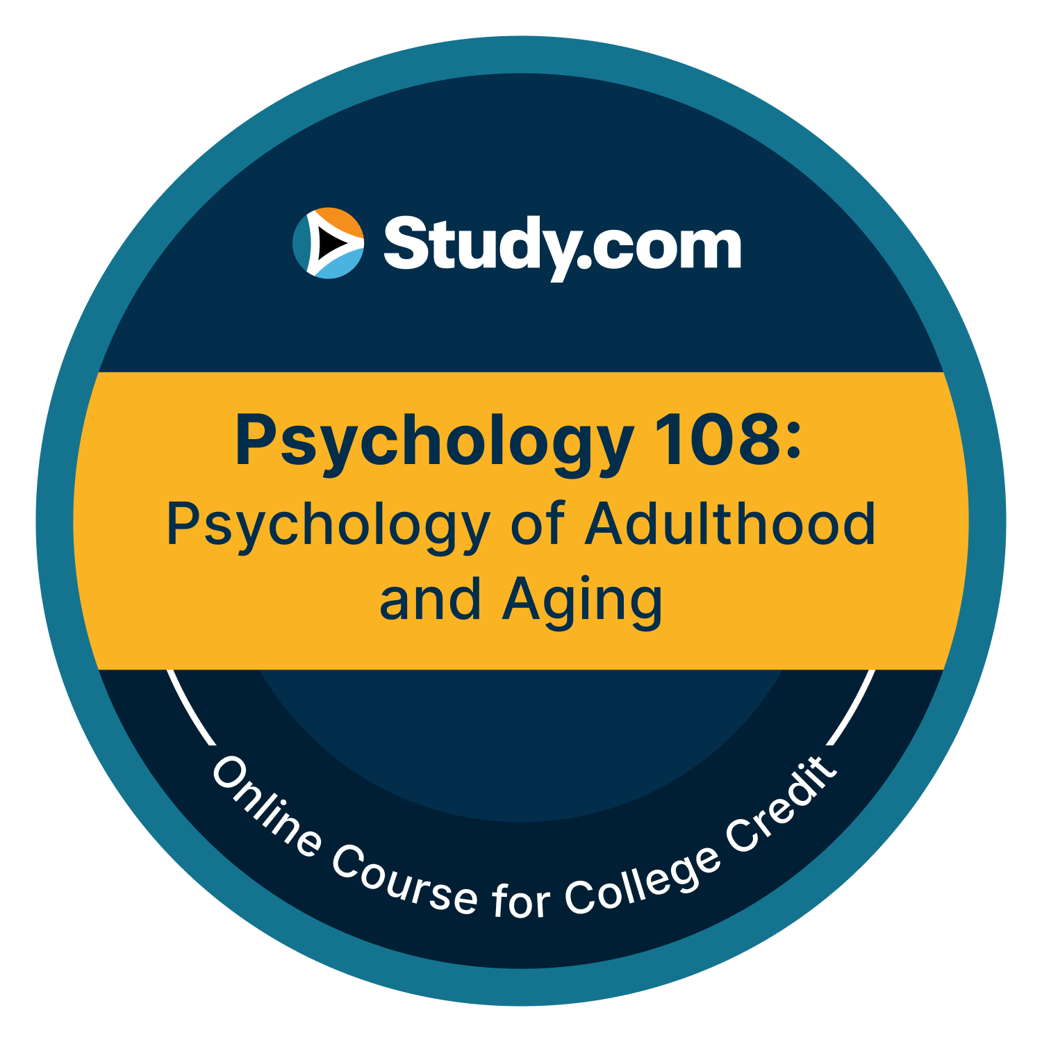Psychology 108: Psychology of Adulthood and Aging (v.4) - Credly