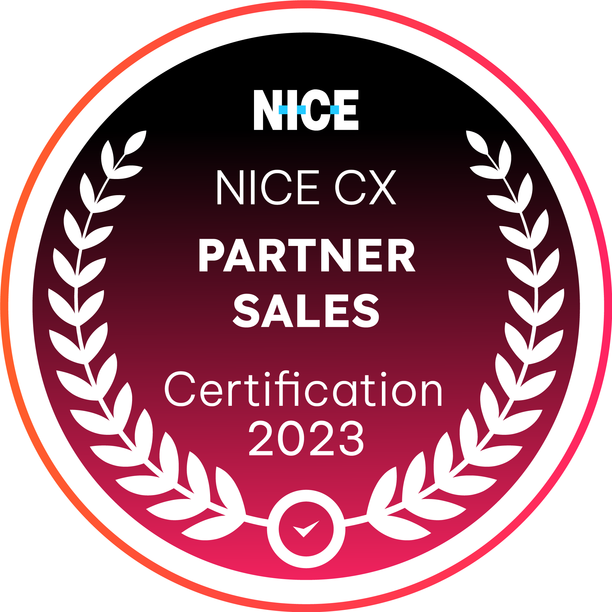 NICE CX Partner Sales Certification 2023 - Credly