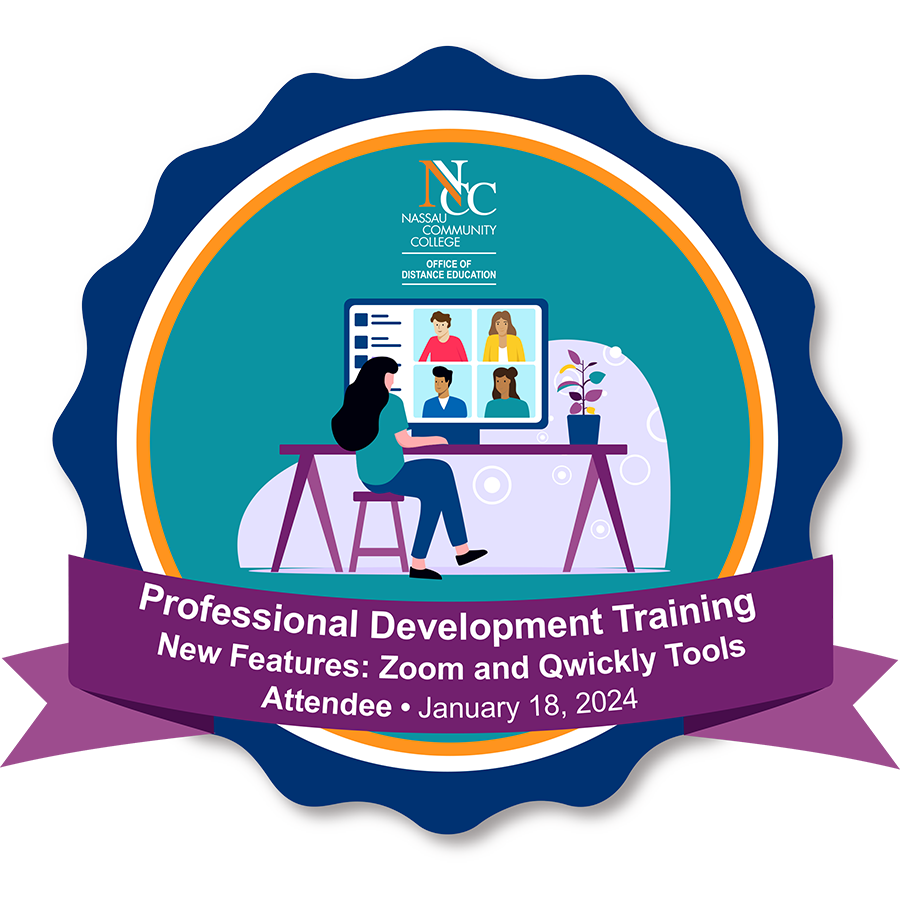 New Features: Zoom and Qwickly Tools - Credly