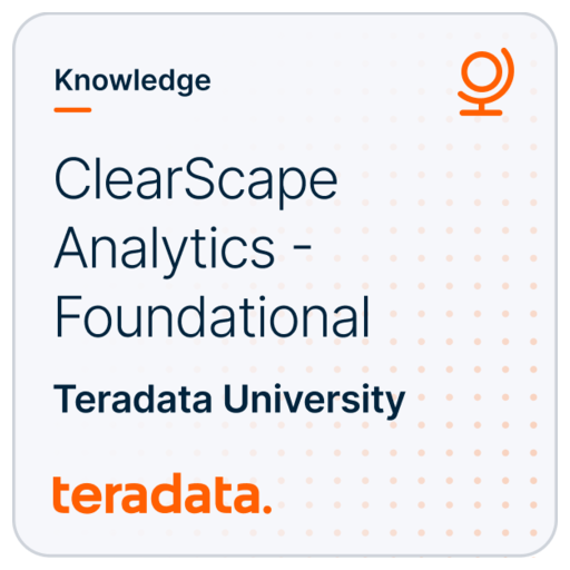 Clearscape Analytics Path - Foundational - Credly