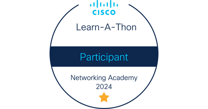 Networking Academy Learn-A-Thon 2024 - Credly