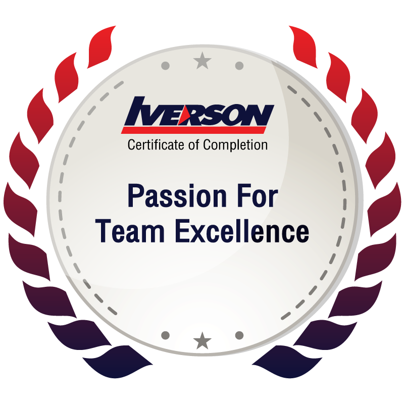 Passion For Team Excellence - Credly