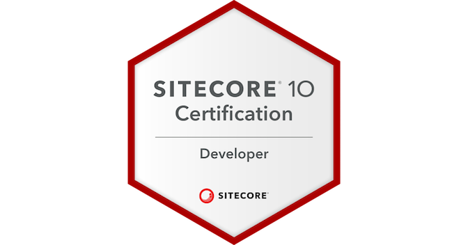 Sitecore 10 .NET Developer Certification (2021) - Credly