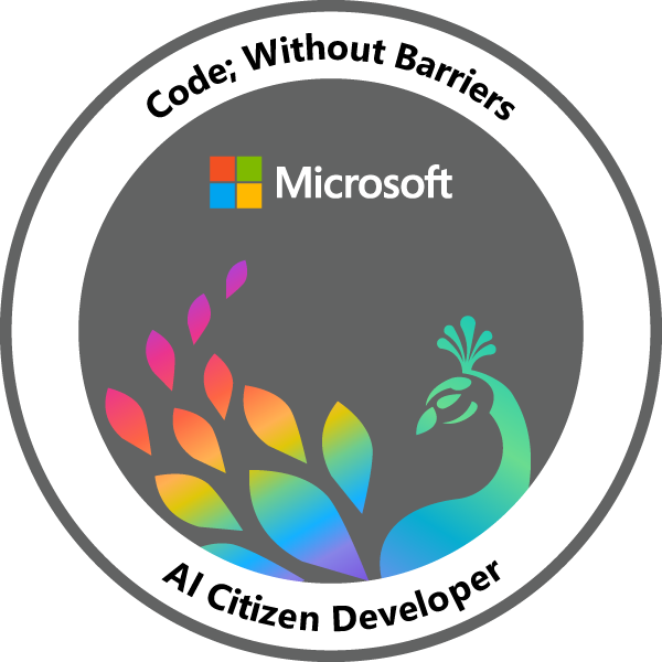 AI Citizen Developer - Credly