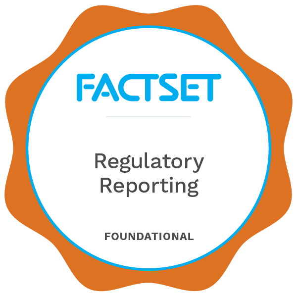 Business Regulatory Reporting Credly