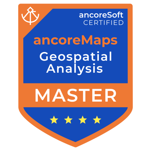 ancoreMaps Geospatial Analysis | MASTER - Credly