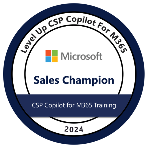 Level Up CSP Copilot for M365 Sales Champion - Credly