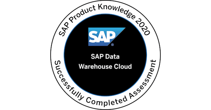 SAP Product Knowledge 2020 - SAP Data Warehouse Cloud - Credly