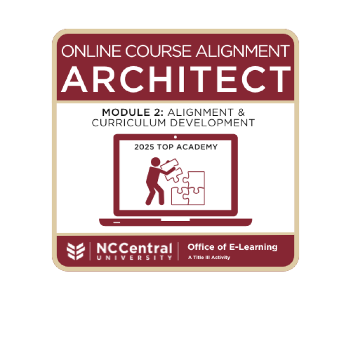 Online Course Alignment Architect - Credly