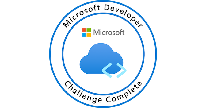 Microsoft Developer - Credly