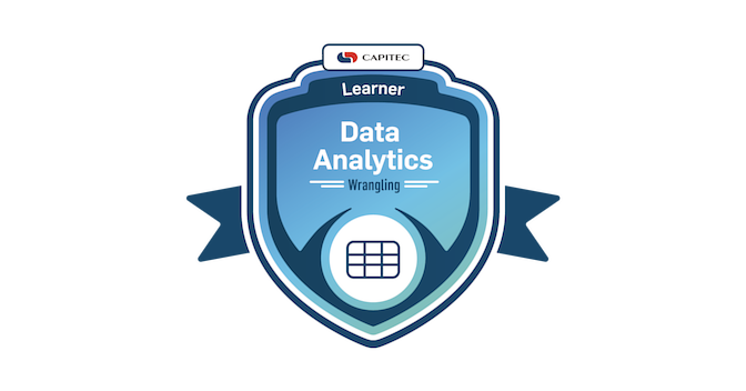 Learner Badge - Data Analytics - Wrangling - Credly