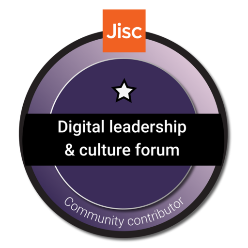 Community contributor : Digital leadership and culture forum - Credly