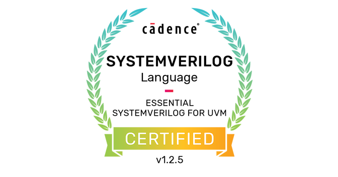 Essential SystemVerilog for UVM v1.2.5rev3 Exam - Credly