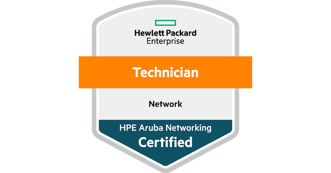 HPE Aruba Networking Certified Network Technician - Credly