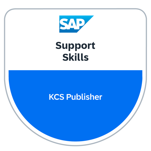 Support Skills - KCS Publisher - Credly