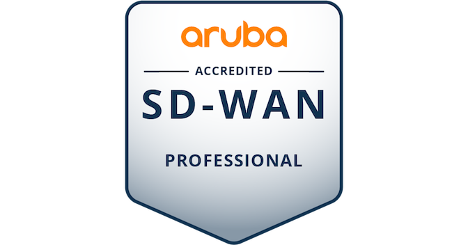 Aruba Accredited SD - WAN Professional - Credly