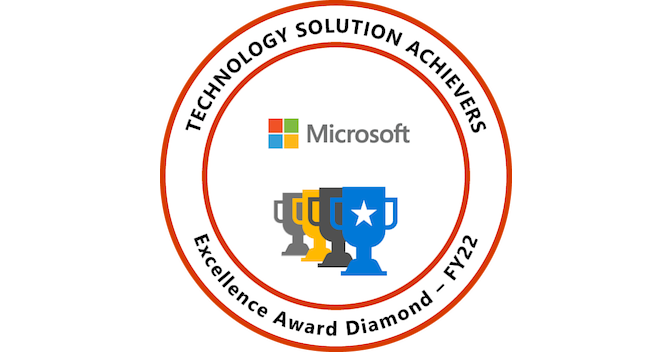 Excellence Award Diamond - Credly