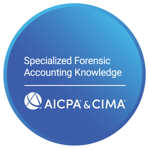 Specialized Forensic Accounting Knowledge Certificate - Credly
