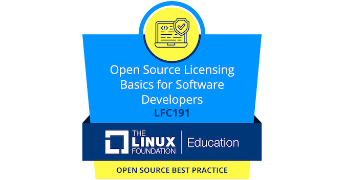 LFC191: Open Source Licensing Basics for Software Developers - Credly