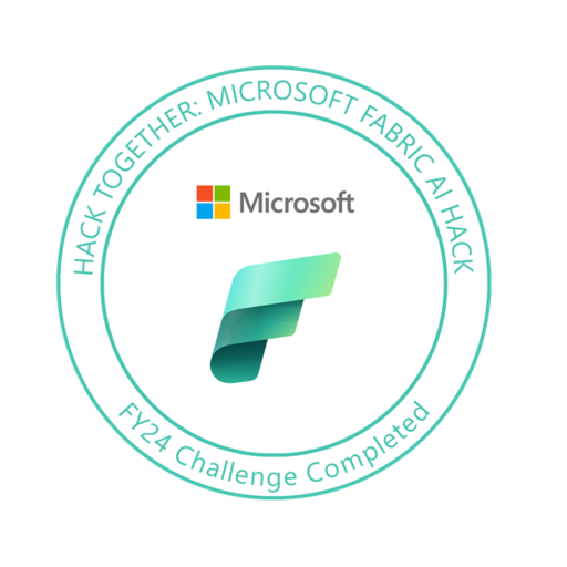 Hack Together: The Microsoft Fabric Global AI Hack Finisher - Credly