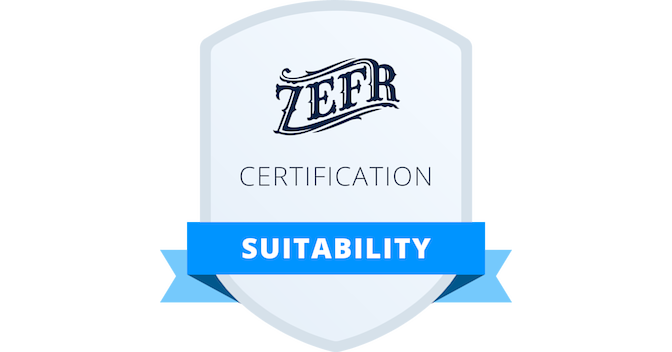Zefr Suitability Standards Certification - Credly