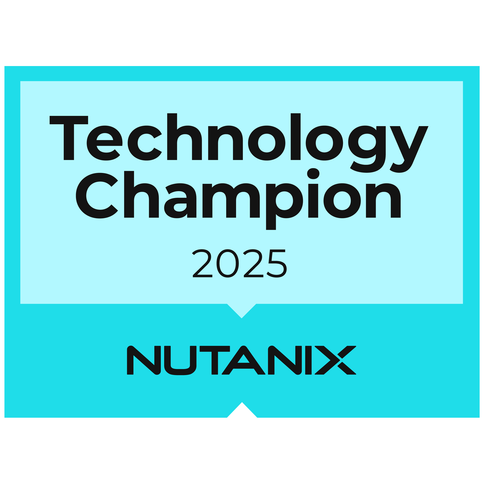 Nutanix Technology Champion (2025) - Credly