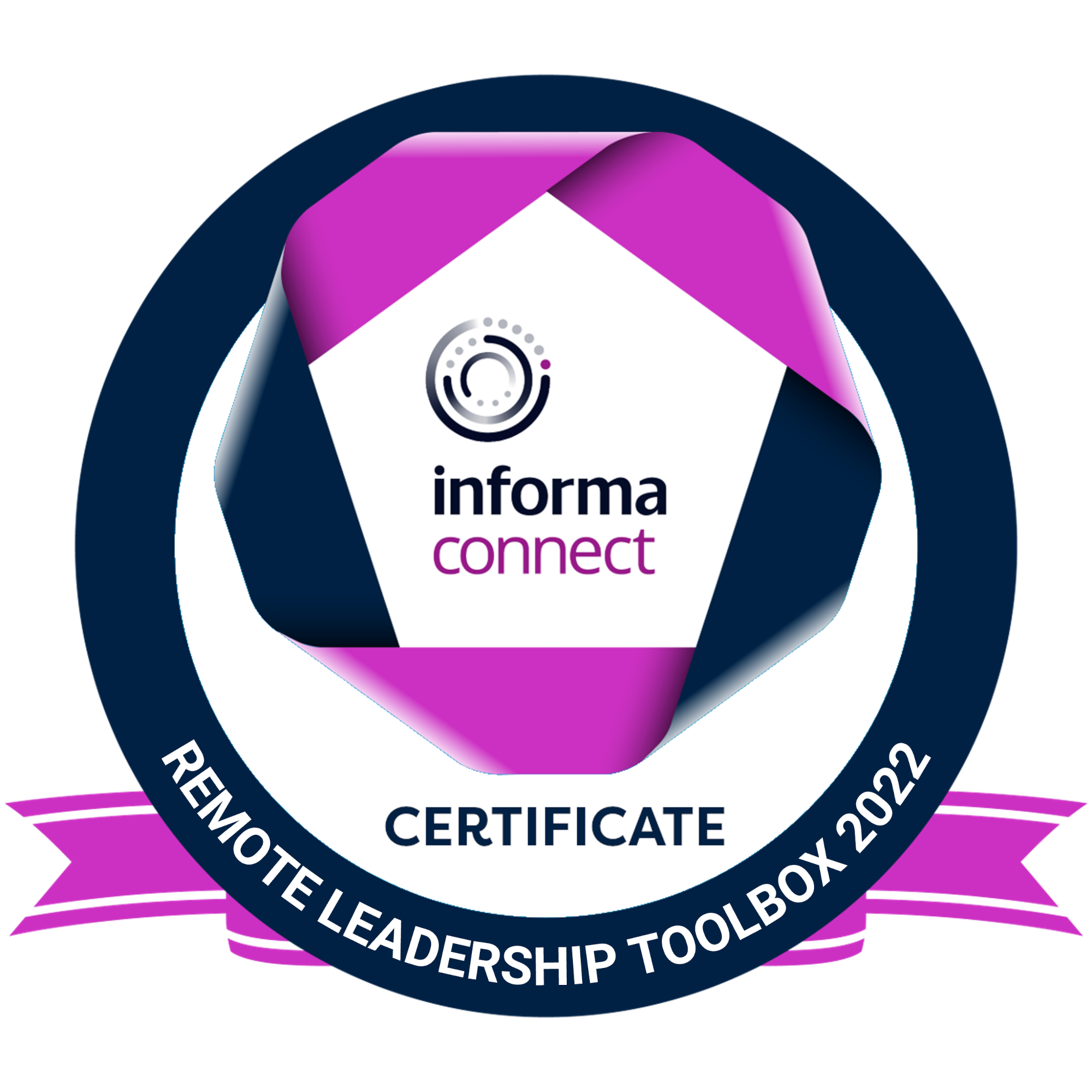 Informa Connect: Remote Leadership Toolbox 2022 - Certificate - Credly