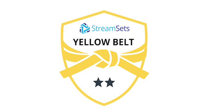 StreamSets Yellow Belt - Credly