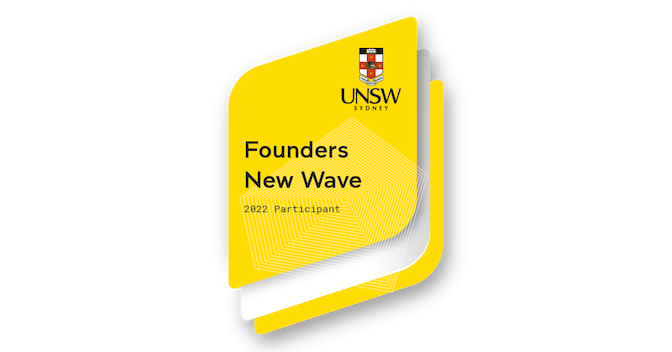 UNSW Founders New Wave Program 2022 - Credly