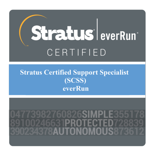 Stratus everRun Certified Support Specialist (SCSS) - Credly