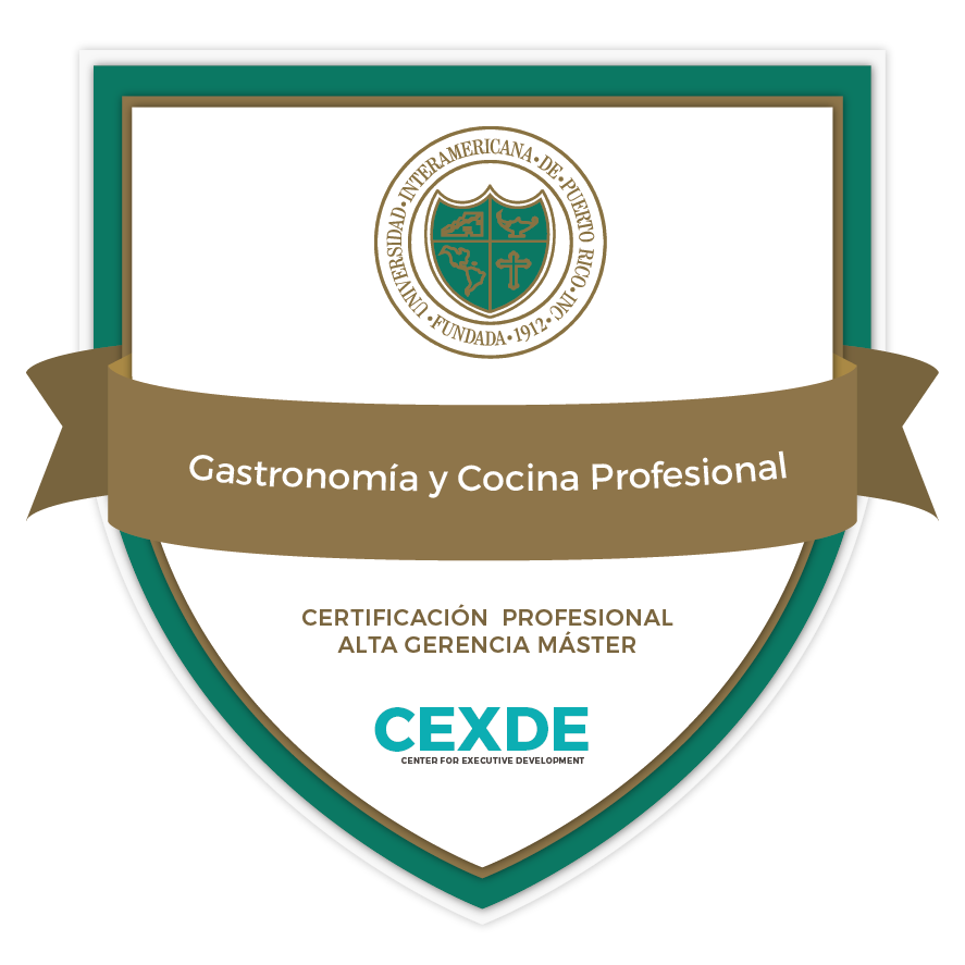 Certificación Profesional Nivel Alta Gerencia Máster en Gastronomía y ... Certificación Profesional Nivel Alta Gerencia Máster en Gastronomía y ...