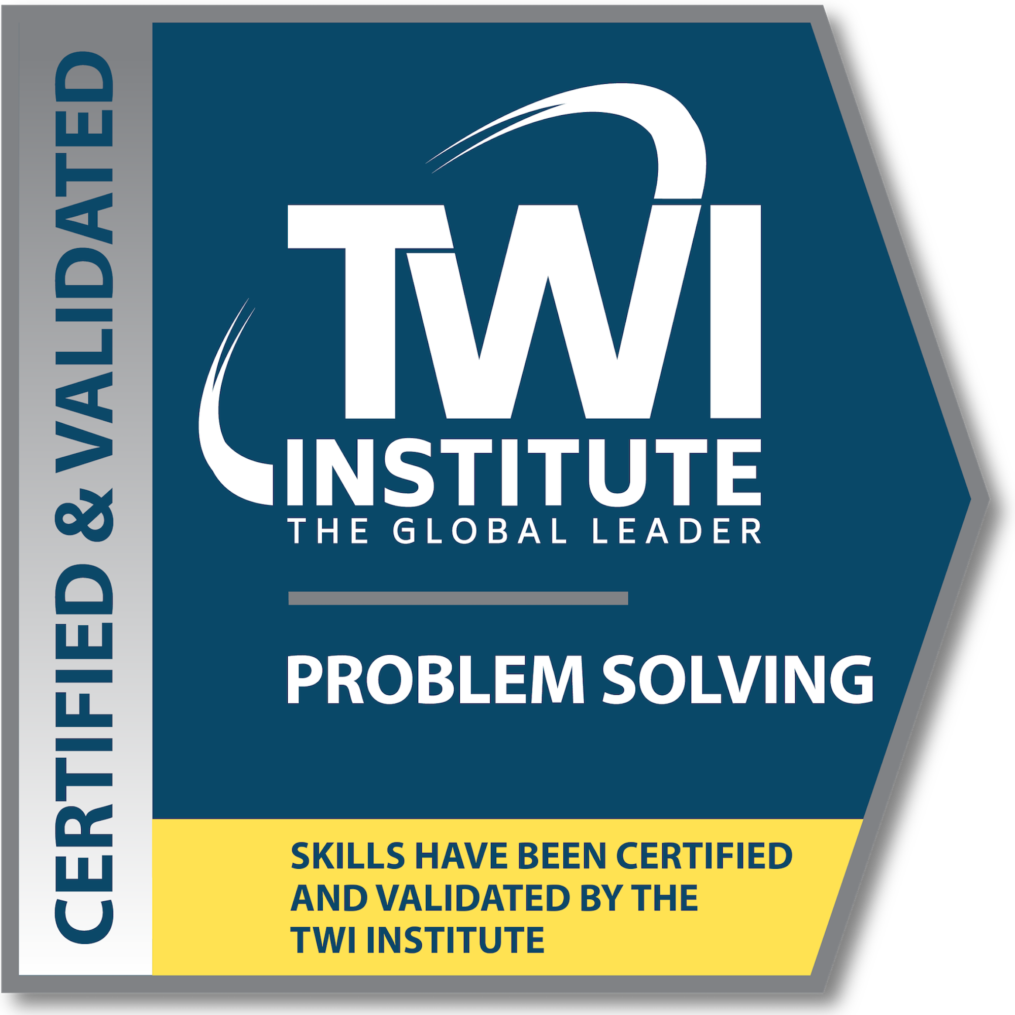 TWI Institute Certified & Validated PS Trainer - Credly