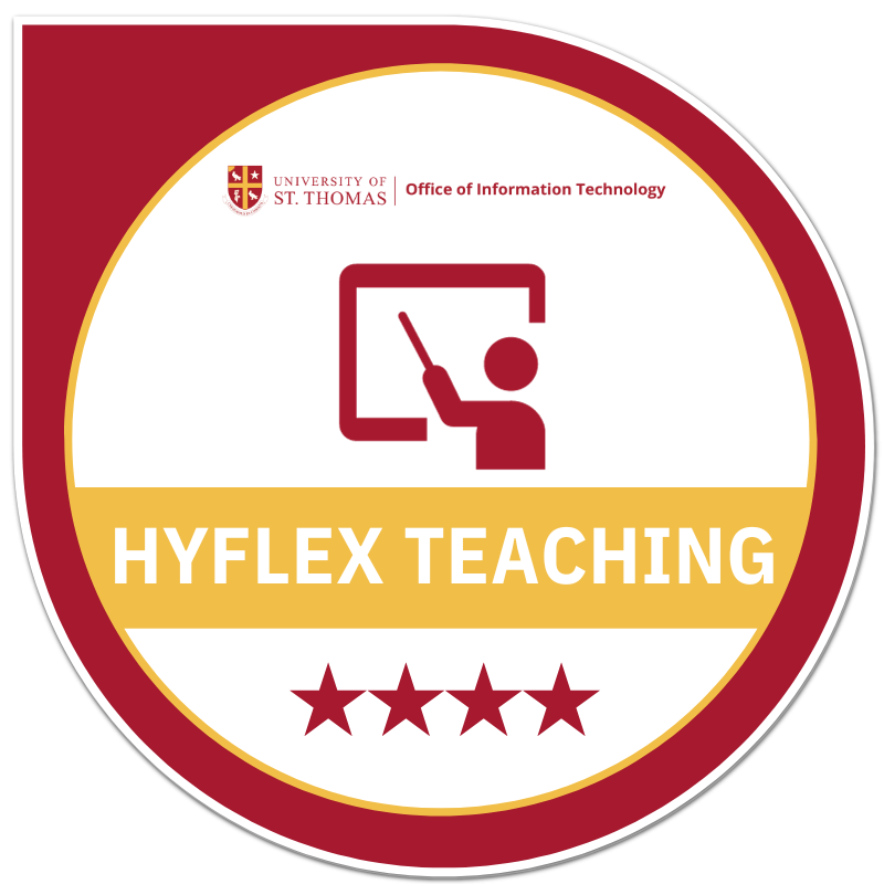 HyFlex Teaching Mastery Badge - Credly
