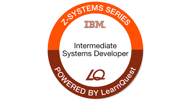 LearnQuest z-Systems Developer - Intermediate - Credly