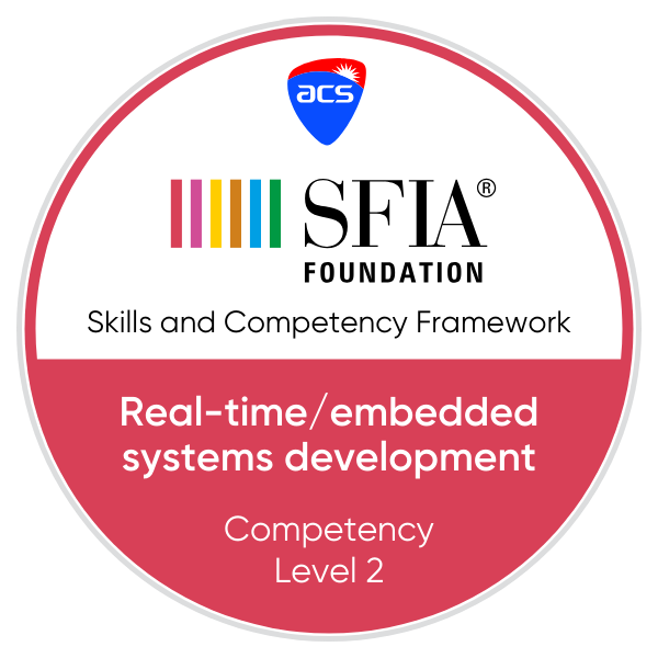 Real-time/embedded systems development - Competency - Level 2 - Credly