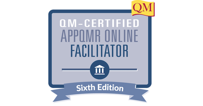 QM-Certified Applying the QM Rubric Online Facilitator - Credly
