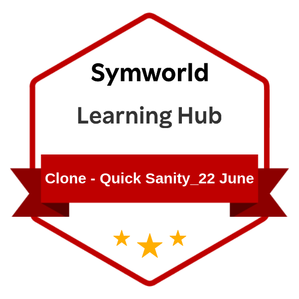 Clone - Quick Sanity_22 June - Credly
