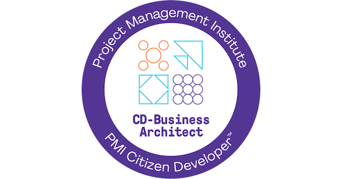 PMI Citizen Developer Business Architect - Credly