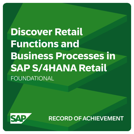 Discover Retail Functions and Business Processes in SAP S/4HANA Retail ...