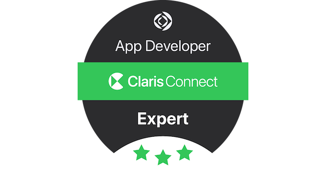 App Developer for Claris Connect Expert - Credly