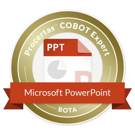 COBOT Expert - BOTA PowerPoint (Level II) - Credly