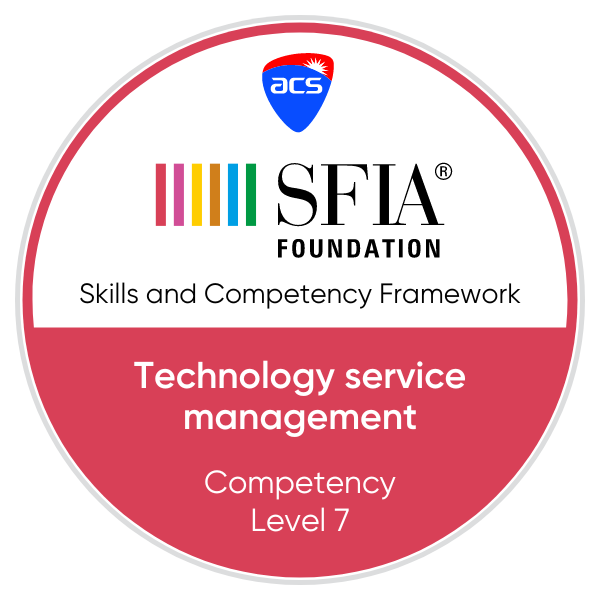 Technology service management - Competency - Level 7 - Credly