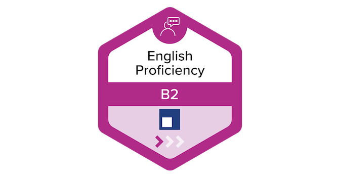 English Proficiency - B2 - Credly