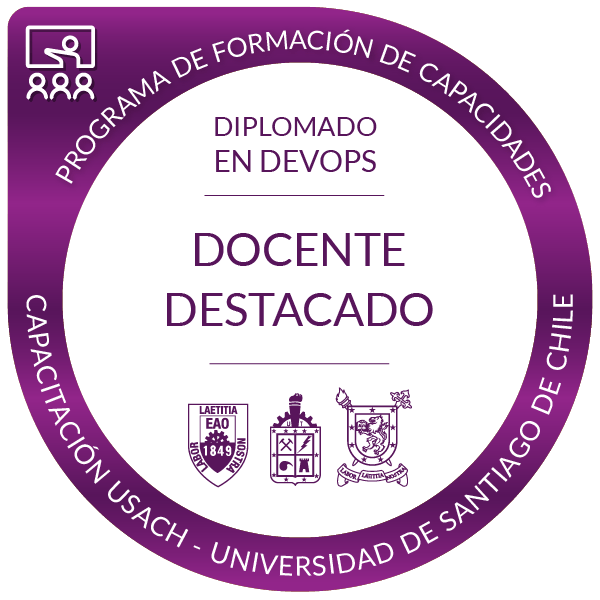 Docente Destacado - DevOps - PFC CORFO 2021/2022 - Credly