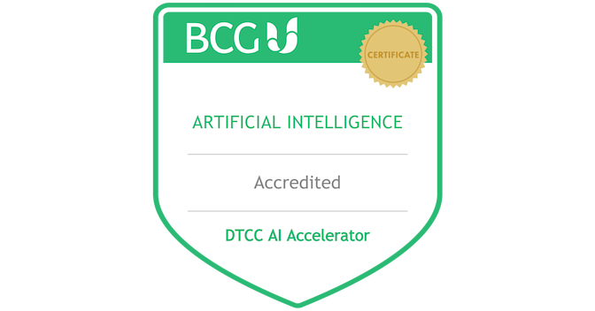 Artificial Intelligence: FOR DTCC - Credly