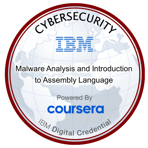 Malware Analysis and Introduction to Assembly Language - Credly Malware Analysis and Introduction to Assembly Language - Credly