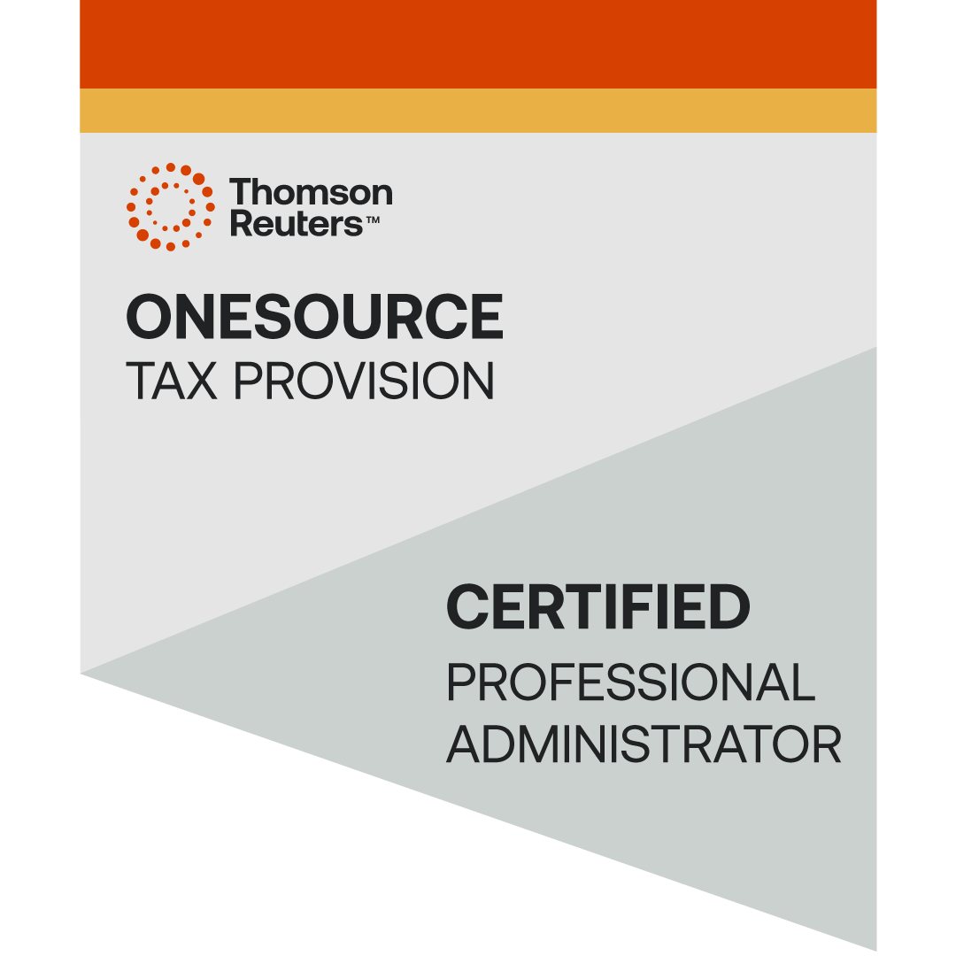 ONESOURCE Tax Provision Professional Administrator - Credly
